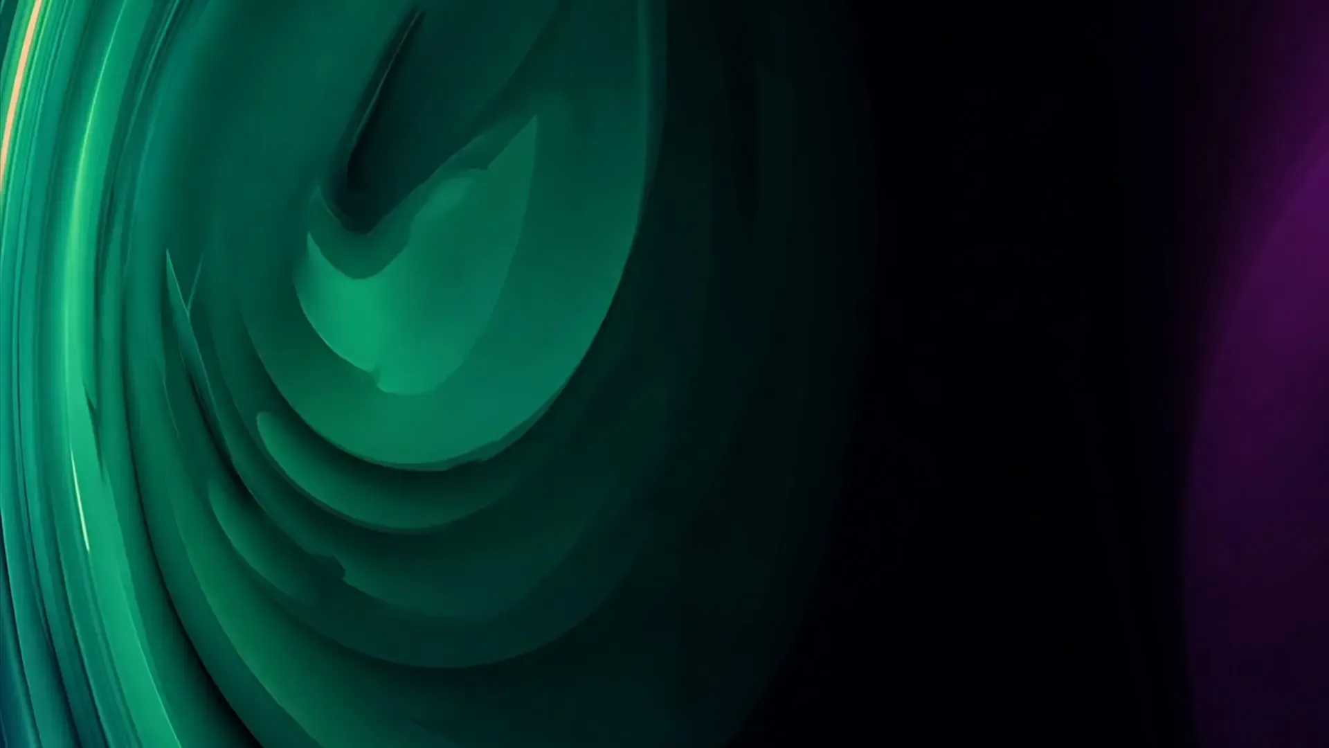 Abstract Deep Green Gradient Overlay For Visual Effects | Videos